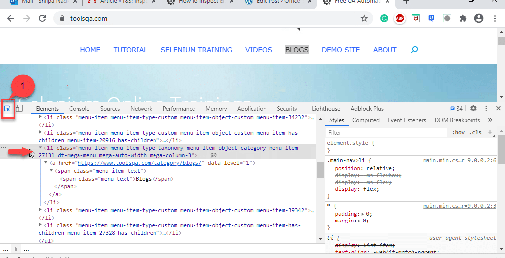 How To Inspect Element In Chrome Using Devtools For Automation